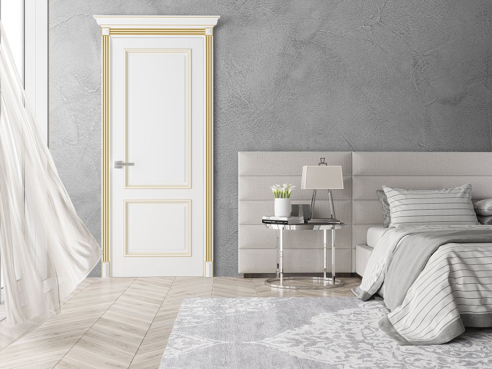 White Single Panel Doors